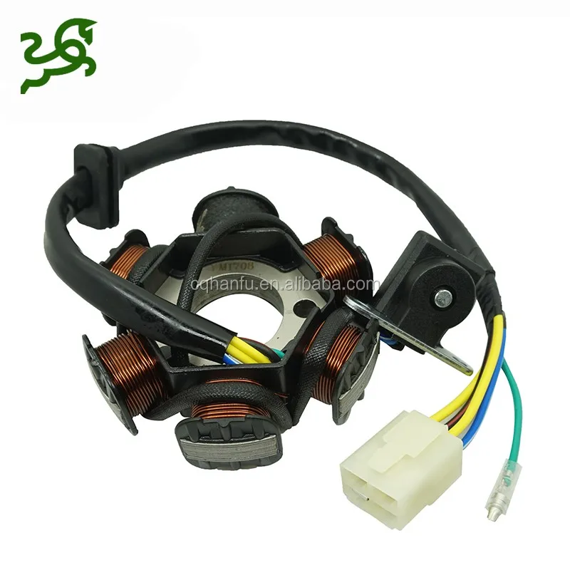 Complete Magneto Stator Coil & Flywheel Rotor for 110cc C110 C100 Smash ...