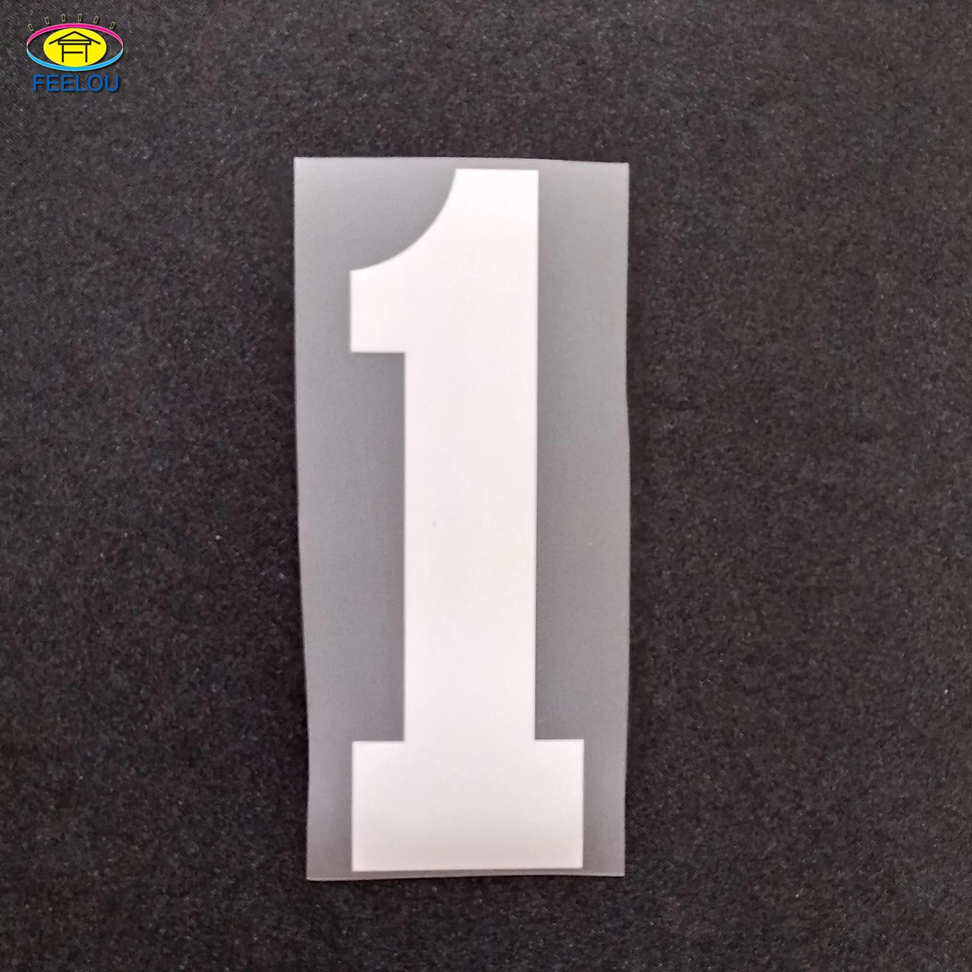 Custom Soccer Heat Press Numbers for Jersey - 25 Colors