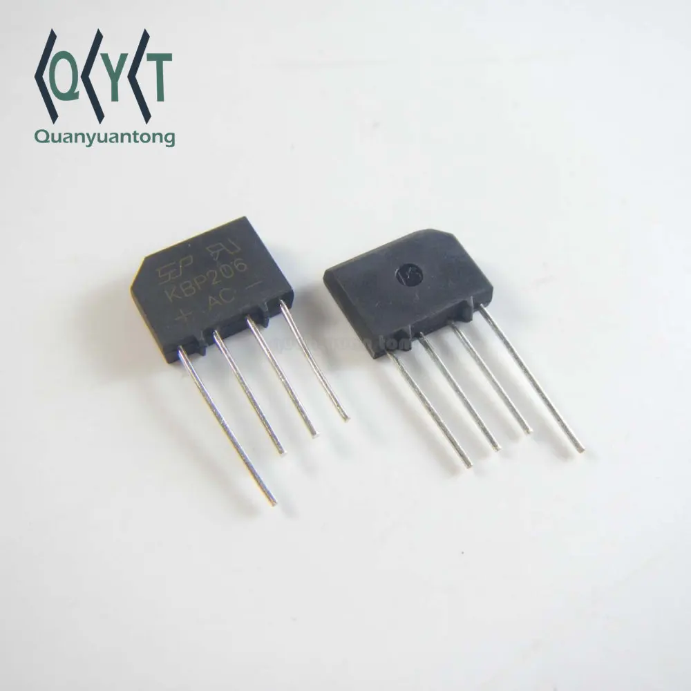 Dip Fast Recovery 2a 600v Single Phase Bridge Rectifier Diodes Kbp ...