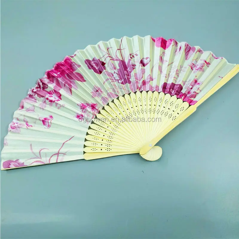 Elegant Fashion & Elegant Burgundy Lady Hand Fan 18colors For Choice ...