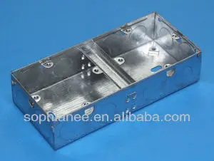 Uae Hotsale 1 Gang 3x3 Metal Electrical Back Boxes Junction Box Bs 4662 ...
