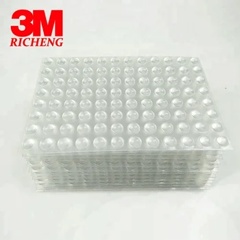3m Bumpon Adhesive Clear Bumper Pads Sj5306,9.5mm*3.8mm,Hemispherical Shape,Reduce Noise ...