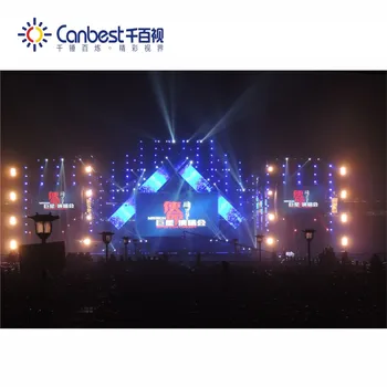 Outdoor Concert Stage 4.8mm Led Screen Panel For Dj Facade Booth - Buy ...