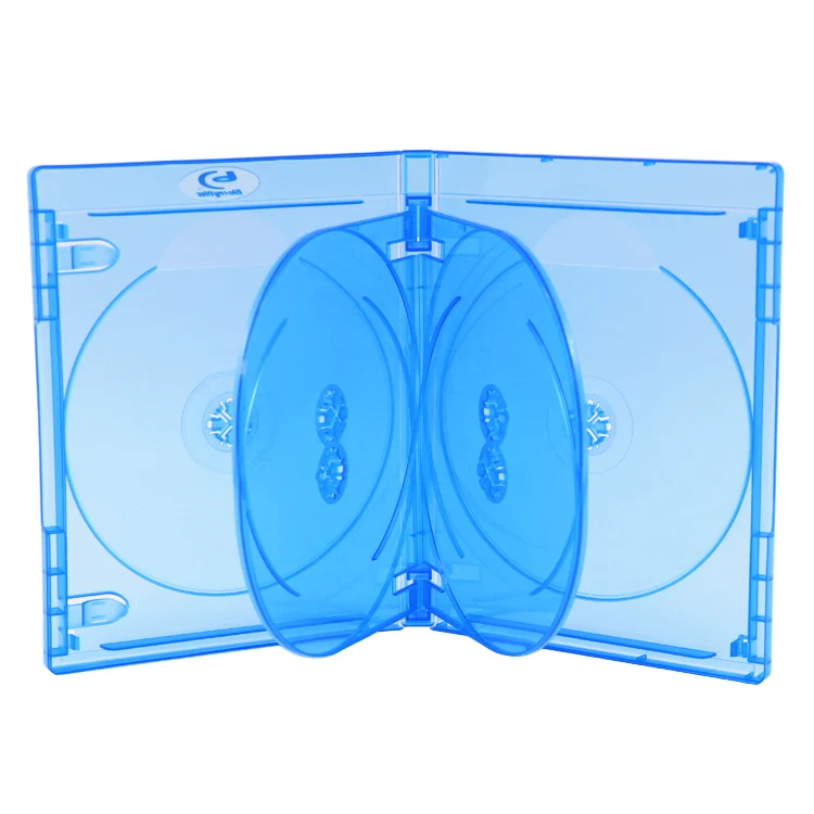 Multi-disc Dvd Packing 14mm Bluray Disc Dvd Box Slim Blu-ray Case 6 ...