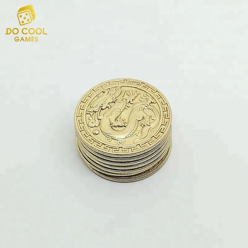 Precision Metal Coins for Board Game - Tabletop Gaming