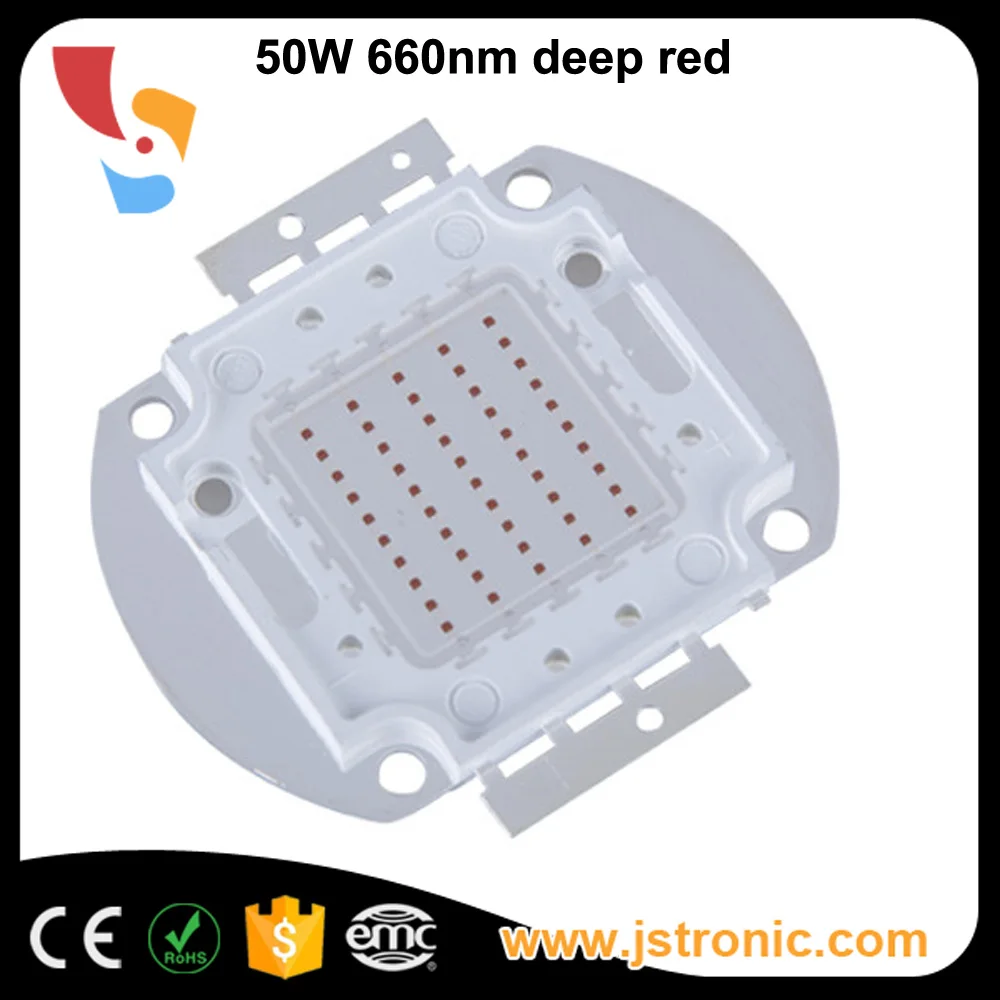 50w High Power Led Diode Red Color 660nm - Buy 50w 660nm Led,50w Led ...