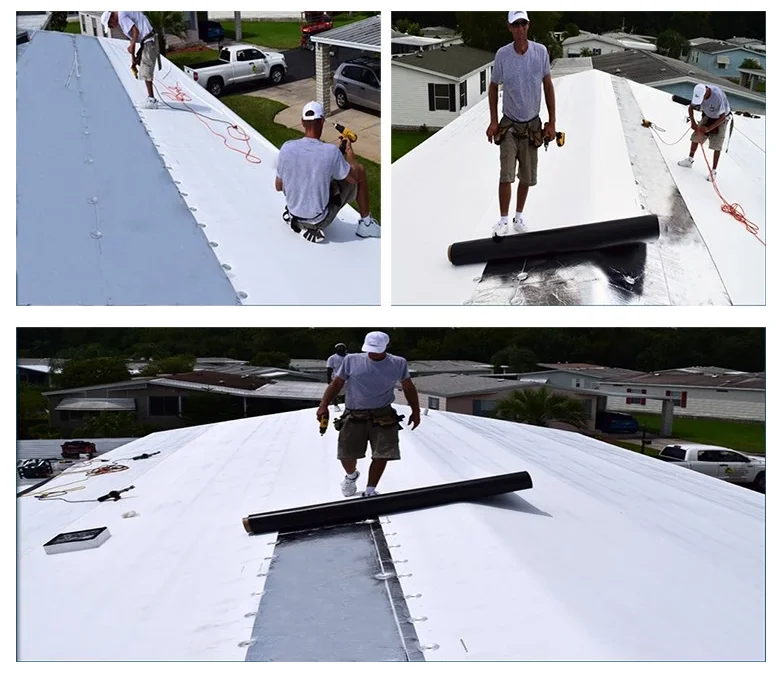 Self Adhesive TPO Roofing Membrane for Flat Roof Waterproofing