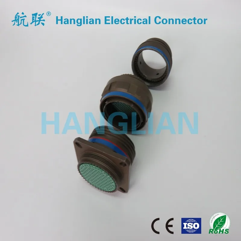 Mil-dtl-38999 Iii Military Class Connector,Olive Green Receptacle And ...