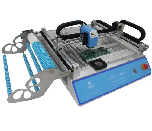 Smt Production Line Chm-t36va Pick And Place Machine + Stencil Printer ...