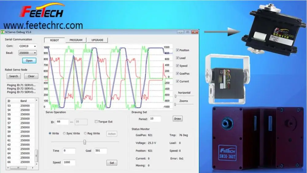 15kg Multi-purpose Uart Bus Feedback Ttl Servo For Robot Manipulator Small Kit - Buy Robots Arm ...