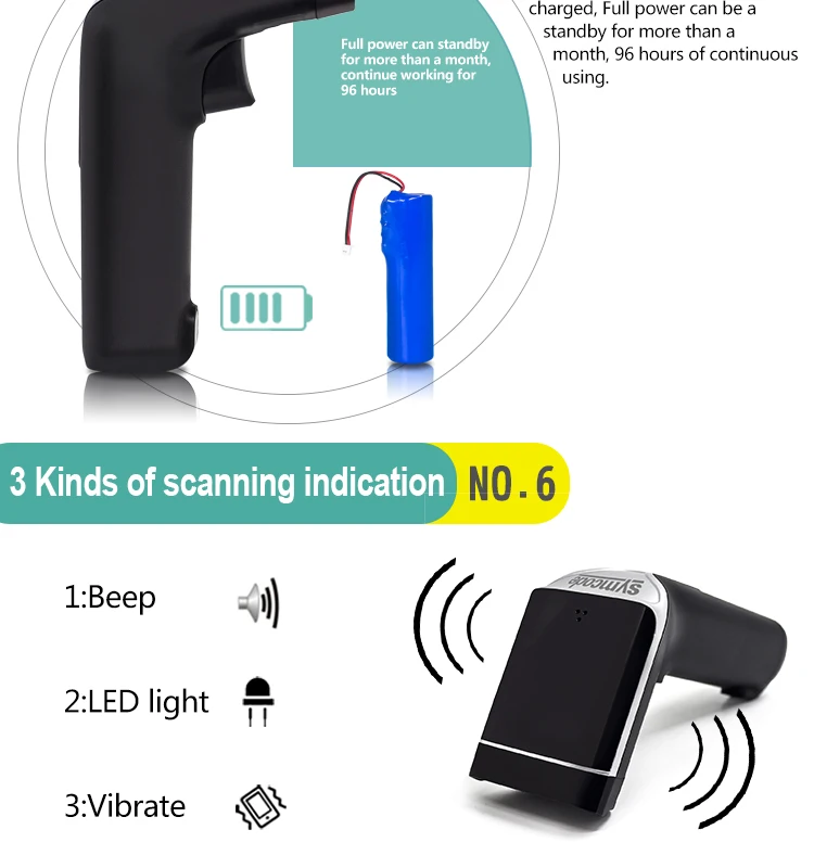 New Symcode 3-in-1 Android Barcode Scanner Compatible With Ios Android ...
