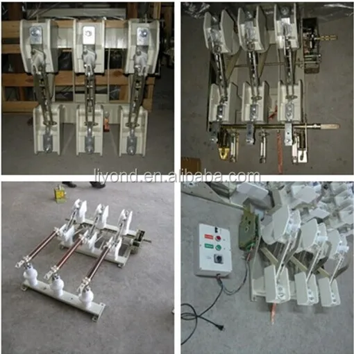 12kv 3 Phase Gang Operated Air Load Break Switch with Earthing Device ...