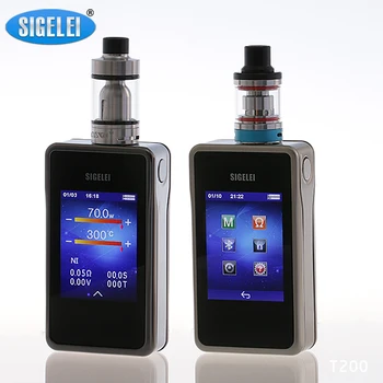 2016 Vaping Products Sigelei T200 Touch Screen Mod Bluetooth Hi-tech E ...