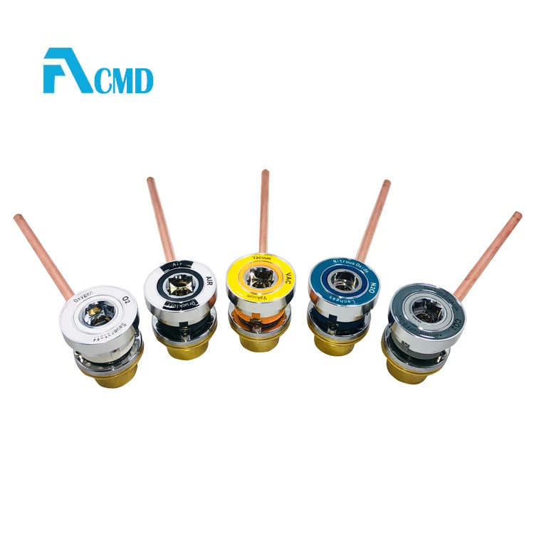 Oxygen DIN Standard Hospital Medical Gas Wall Outlet CE Mark