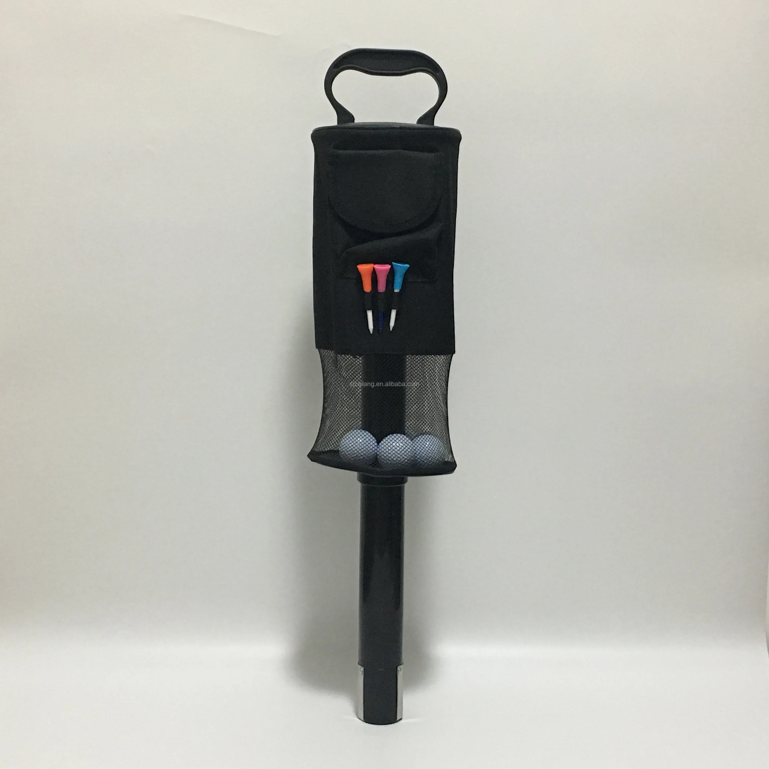 Deluxe Golf Ball Shag Bag with Aluminum Handle and Frame