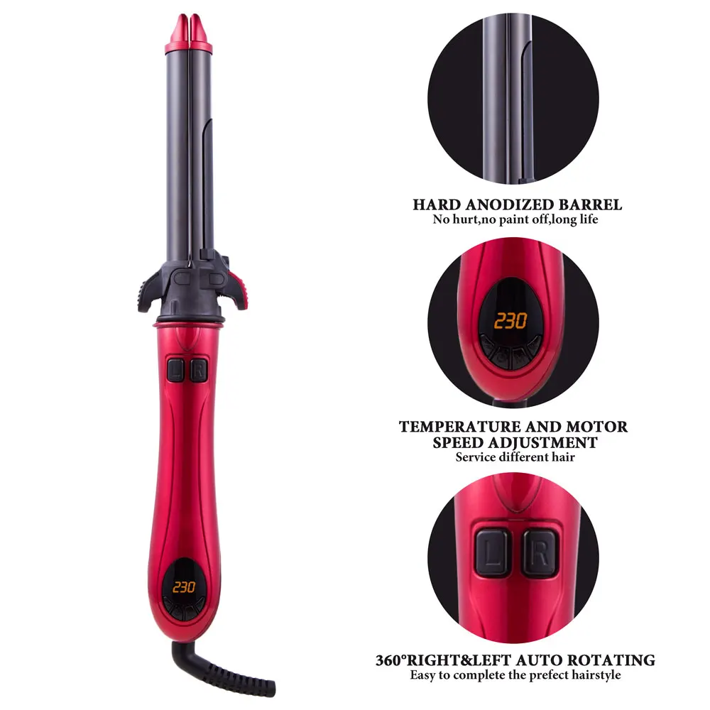 2 in 1 Hair Curling Iron - Automatic Multifunctional Curler