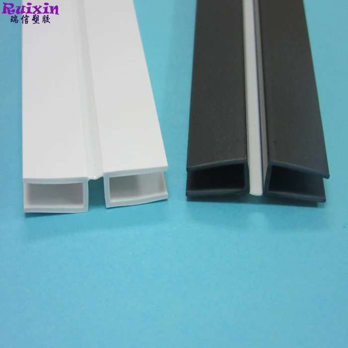 White Color Co Extrusion Soft Middle PVC Extruded Clip| Alibaba.com