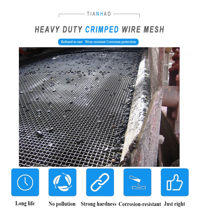 Stainless Steel Heavy Duty Vibrating Screen Wire Mesh