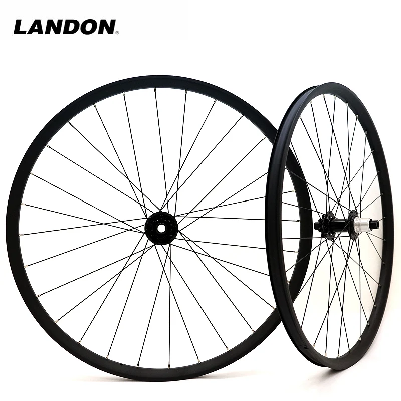 Am 29" Aluminum Alloy Bicycle Wheelset 28/28h Stainless Spoke Mtb ...