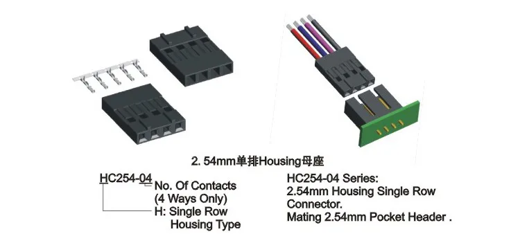 Plug 2 Rows 2.54mm Female Header Connector 2x2 2x3 2x4 2x5 2x6 2x7 2x8 ...