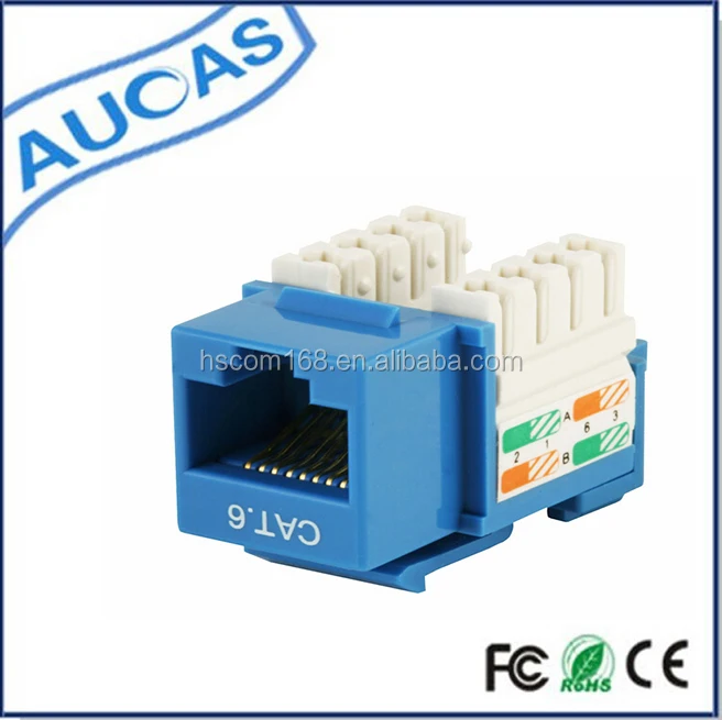 Punchdown Keystone Jack / Rj45 Modular Plug / Commscope Cat6 Keystone ...