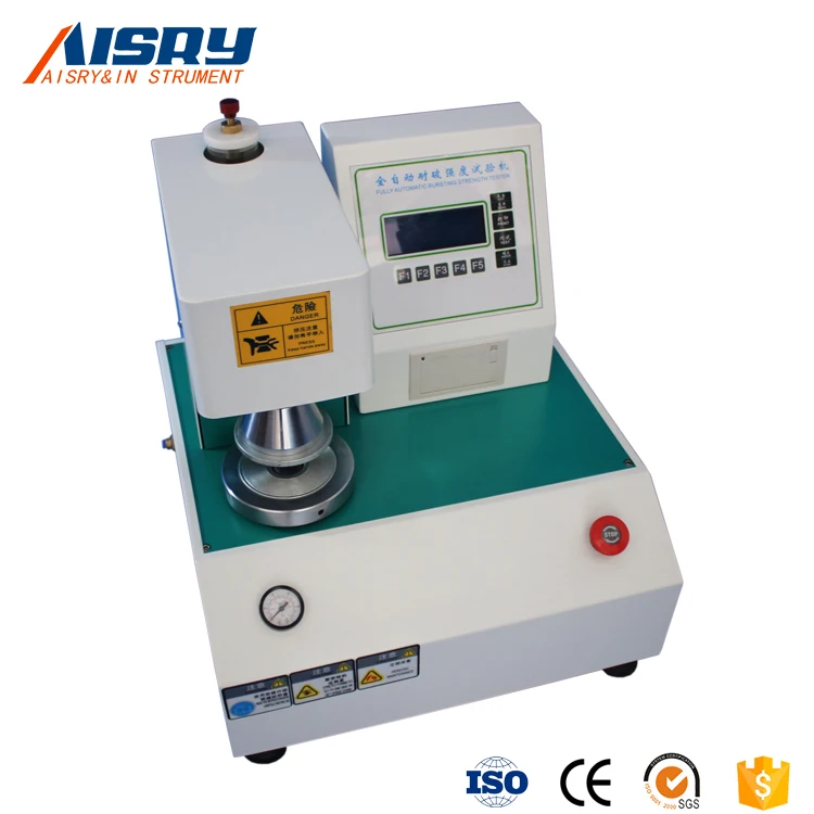 Burst Strength Testing Machine For Various Types Of Cardboard Full ...
