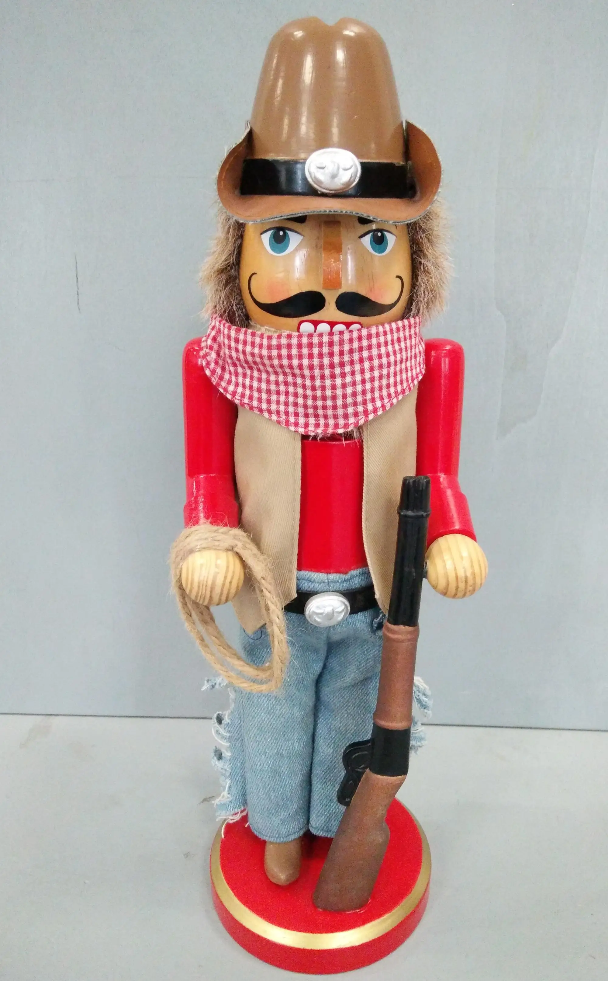 12 Inch High Untraditional Fashionable Colorful Cowboy Nutcracker - Buy ...