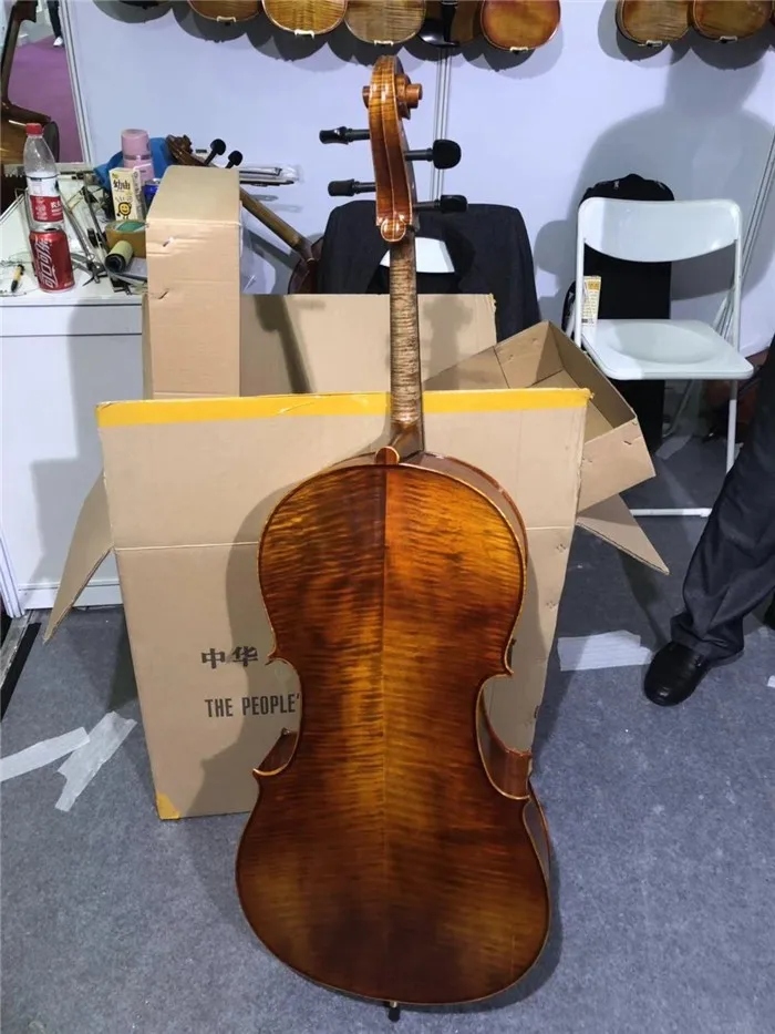 Professional Germany Antique Old Handmade Solo Cello 4/4 - Buy Cello ...