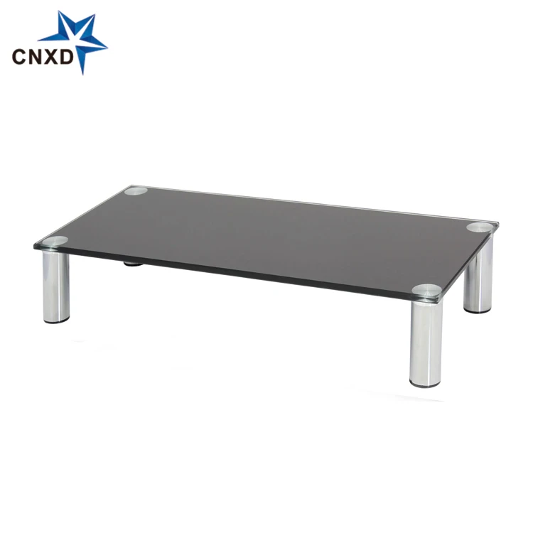 Hot Sale Tempered Glass Computer Standdesktop Laptop Stand Buy Desktop Standglass Computer