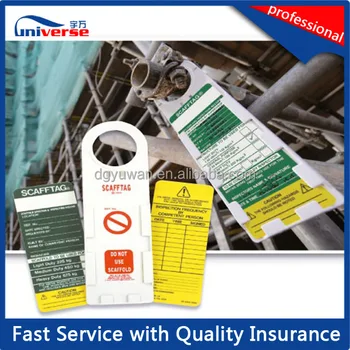 Safe Ladder Tag / Scaffolding Tags - Buy Scaffolding Tags,Safe Ladder ...