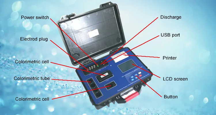 Multi Parameters Portable Ammonia Nitrogen Testing Equipment - Buy ...