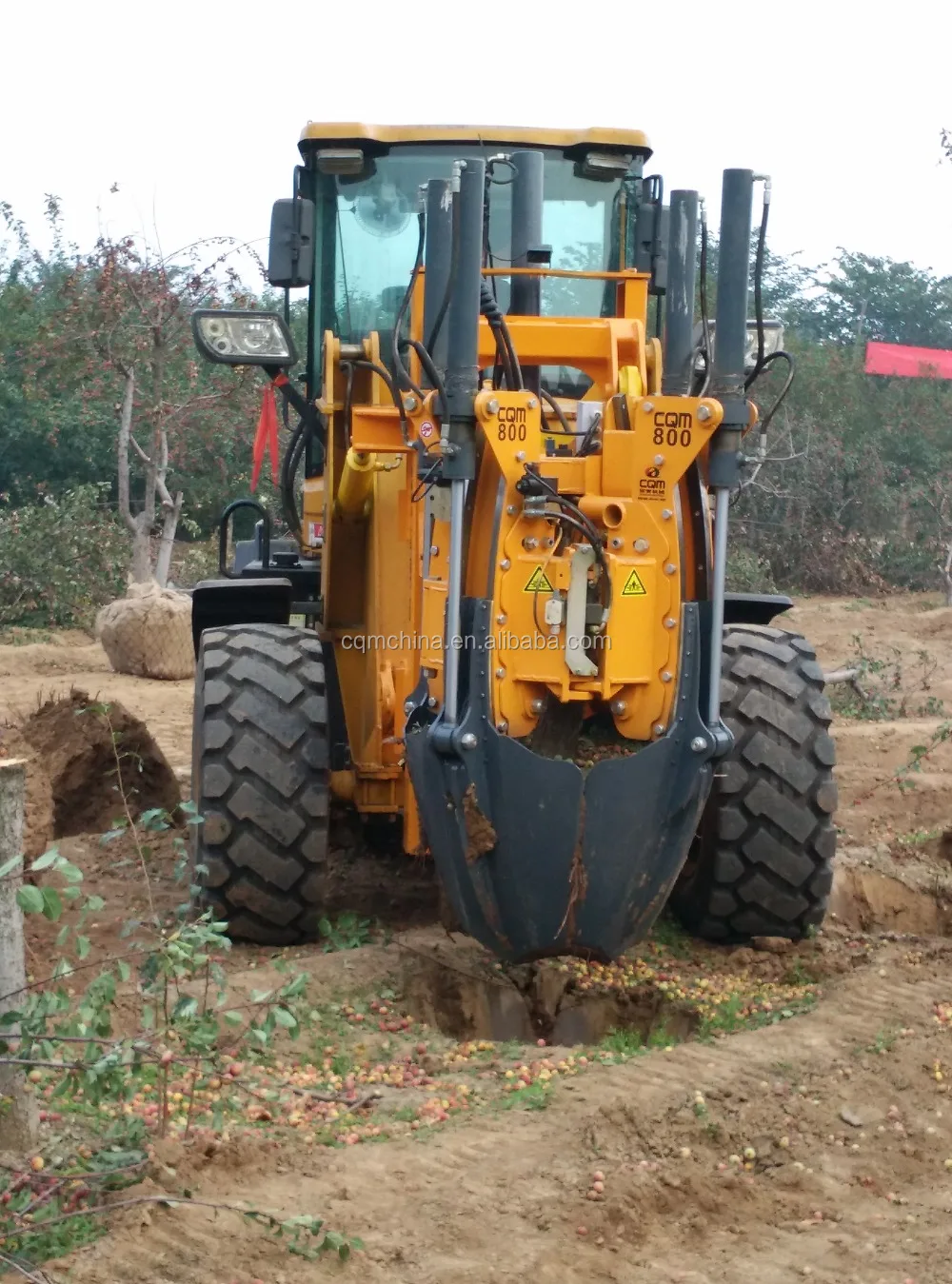 Loader Mounted Tree Transplanting Machine,Tree Spade - Buy Tree ...