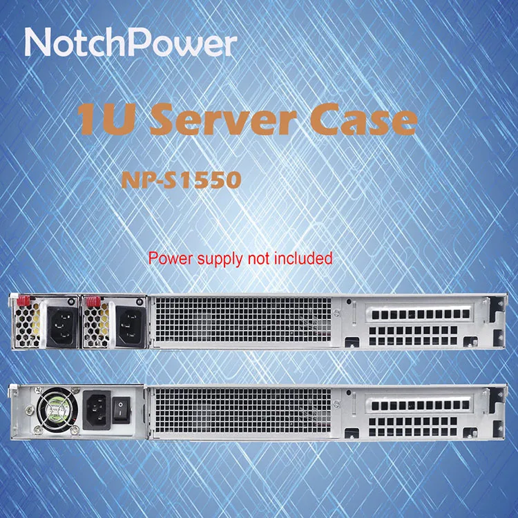 1u Rackmount Nas Server Case/chassis With 4 Hot-swappable Sata/sas ...
