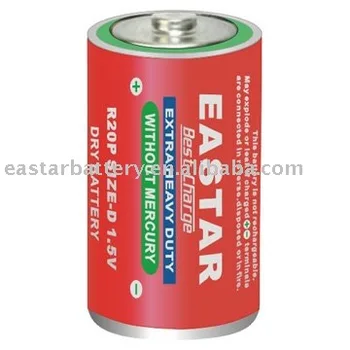 1.5v Eastar Dry Cell Battery R20p - Buy R20p Battery,Um-1 Dry Battert,D ...