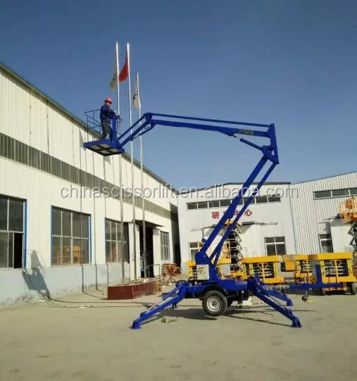 40 Feet Towable Articulating Boom Lift Telescoping Boom Man Lift - Buy ...