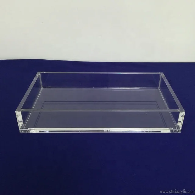 Clear Acrylic Plastic Vision Trough Lucite Flower Vase