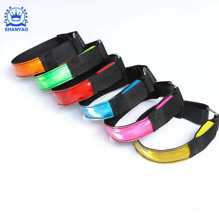Cycling Jogging Running Sports Led Reflective Arm Band Safety ...