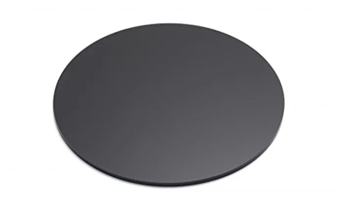 Bespoke Round Size Black Acrylic Board 3mm Thick Laser Cut Circular ...