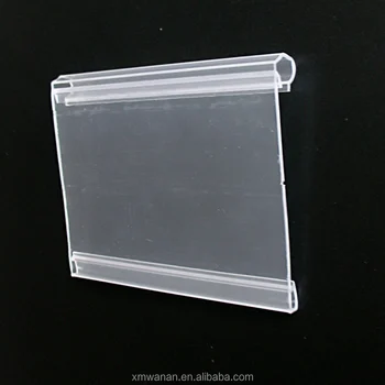 100mm Clear Pvc Shelf Talkers Plastic Shelf Talker Or Label Holder ...