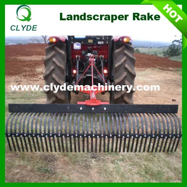 Farm Machinery 3 Point Hitch Land Leveler Rake - Buy Leveler Rake ...