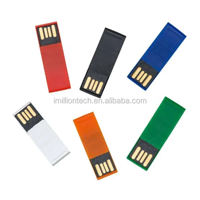 Plastic USB Flash Drive - Mini Thumb Drive with Custom Logo