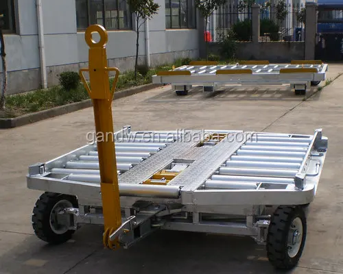 5FT Galvanized Steel Single Way Aircraft Container Dolly