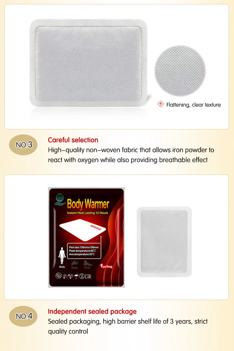 Portable Disposable Travel Heat Warmer Patch - Instant Comfort