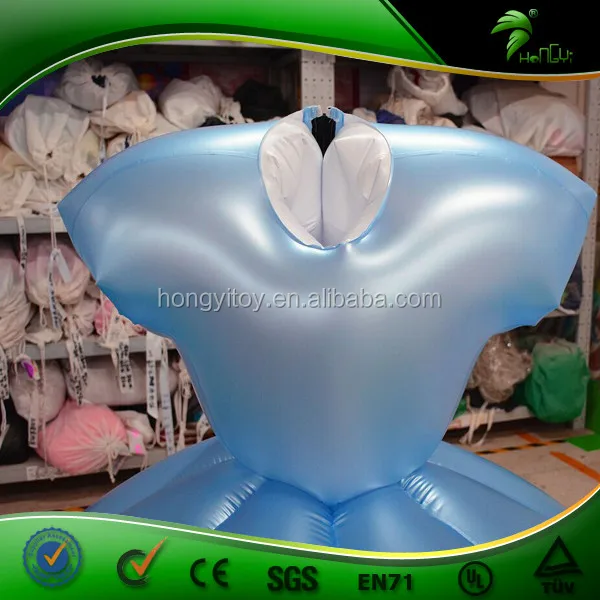 Custom Double Layer Pvc Inflatable Skirt Inflatable Pvc Suit Hongyi
