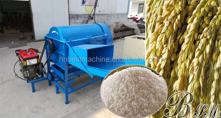 Batteuse De Paddy Portable Batteuse De Blé Batteuse De Riz - Buy Mini ...