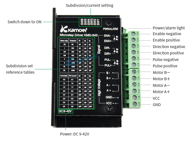 Kamoer Stepper Motor Driver Board Kmd-542 For Kcs Khl Kas Kcs Kds Step ...