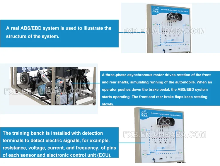 Abs/ebd/asr Brake System Teaching Trainer,Educational Equipment ...