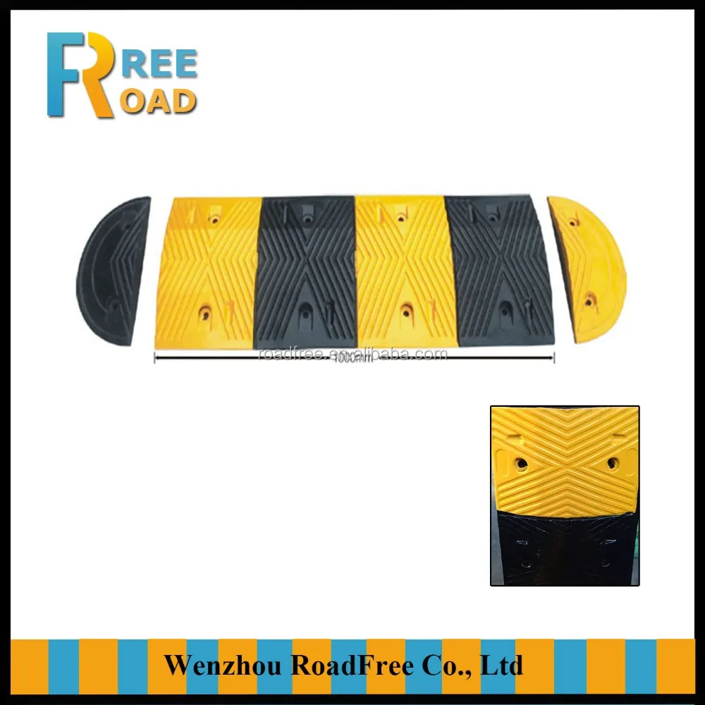 Durable Road Safety Rubber Speed Humps,Road Bumps,Rubber Speed Breaker ...