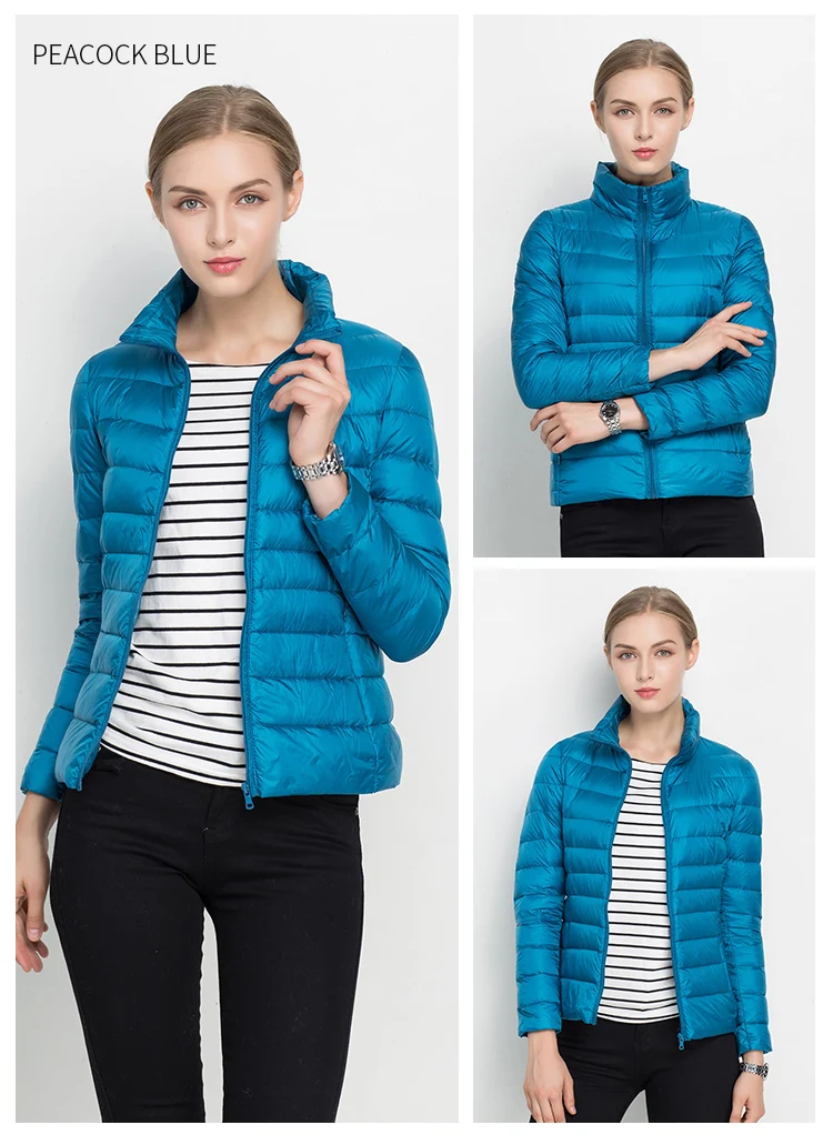 Fashion Multi Colored Winter Jackets Down Feather Jackets - Buy Multi ...