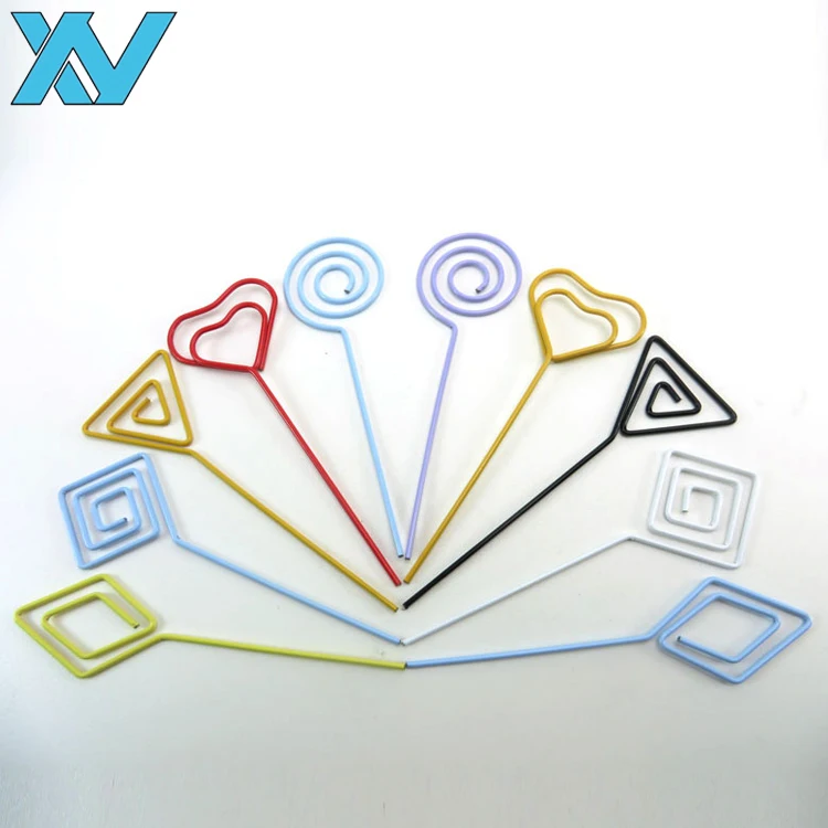 Diy Heart Shape Craft Wire Clip Card Photo Memo Holder Clips Wholesale ...